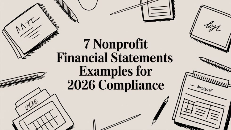7 Nonprofit Financial Statements Examples for 2026 Compliance ...